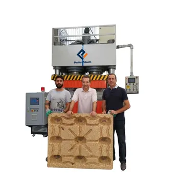 Palletmach Automatic1200*1000mm Compressed Wooden Pallet Moulding Press ...