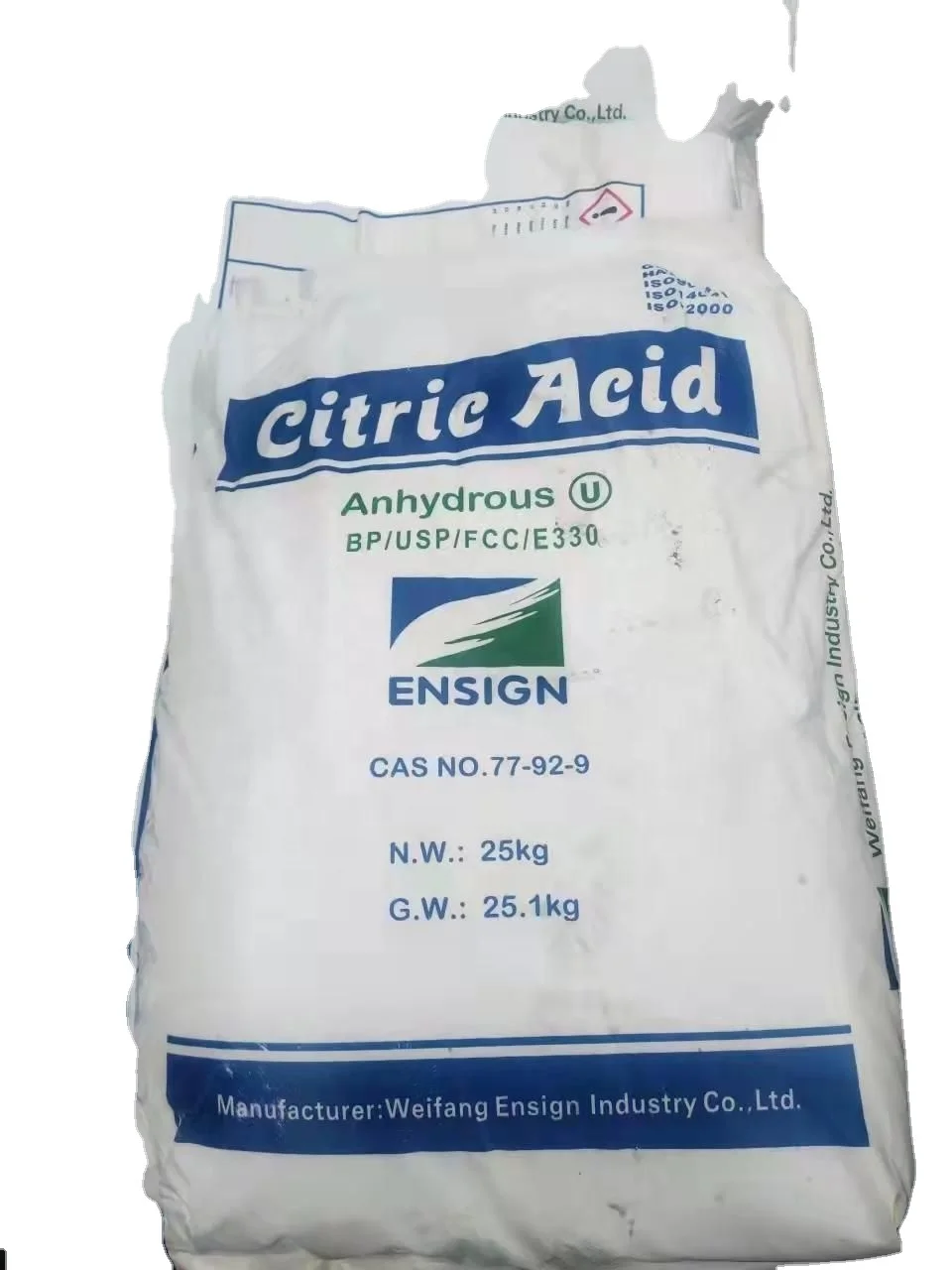 Food Grade Acidity Regulators Powder Monohydrous Citric Acid ...