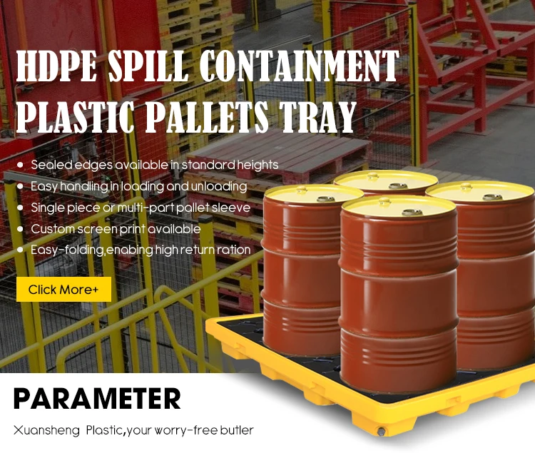 Single Ibc Spill Pallet 1000l Spill Containment Oil Pallet - Buy Single ...
