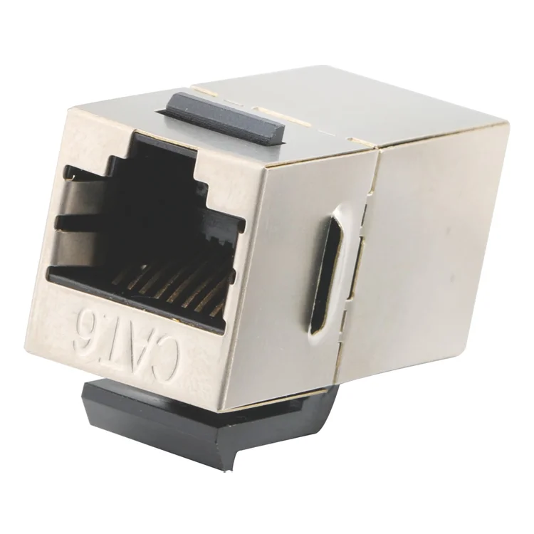 Keystone Jack Rj45 Stp Cat5e/ Cat6 Female To Female Inline Coupler Rj45 Connector For Plate ...