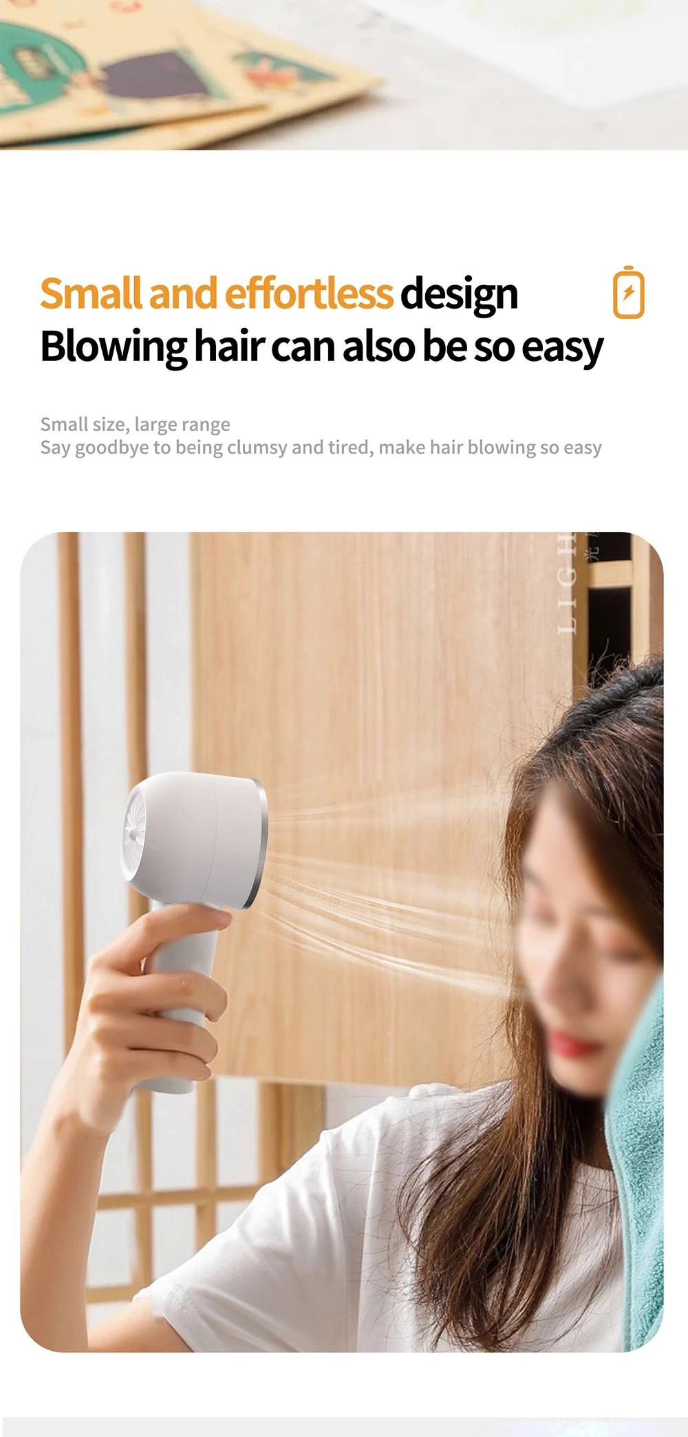 High-speed Handheld Small Fan Usb Power Digital Display 3 Speed ...