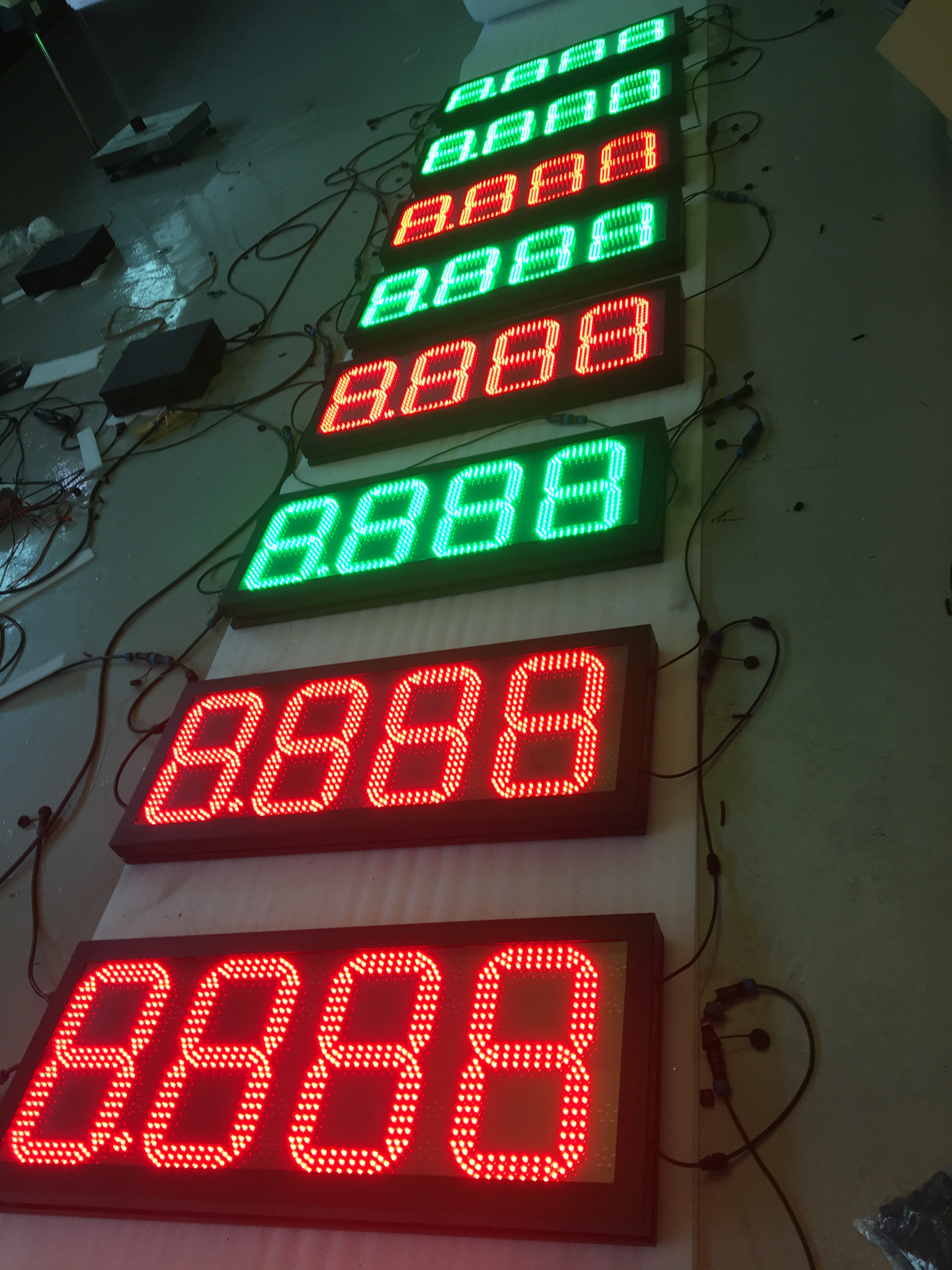 Double Side Fuel Price Sign - LED Display for Gas Stations