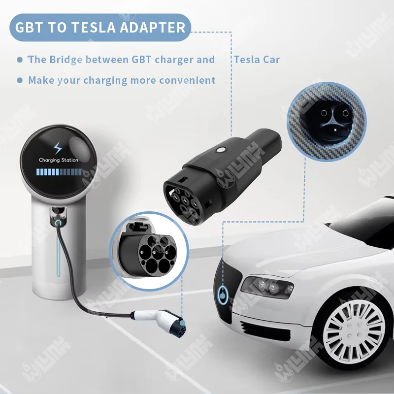 Olink Electric Vehicles GBT Adapter for Tesla Model 3 X Y S