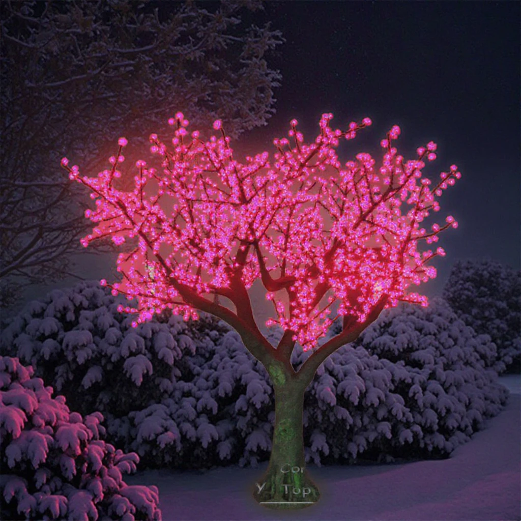 Outdoor Waterproof Led Lighted Cherry Blossom Tree With Ip65 Rating For ...