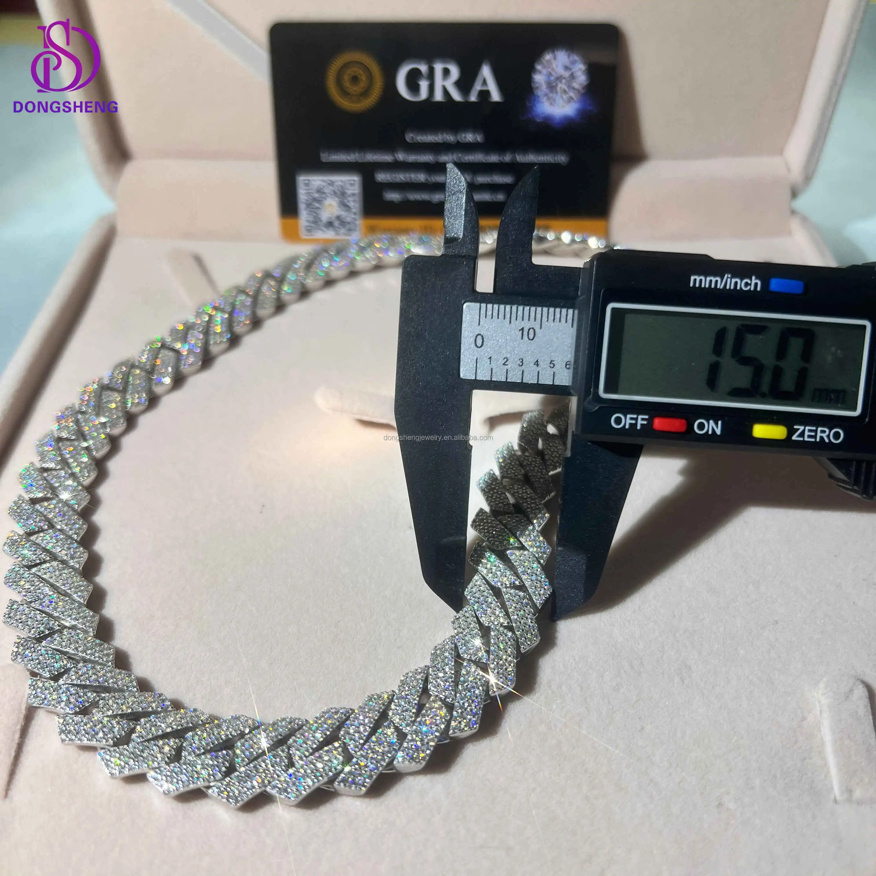 Custom Vvs Moissanite Cuban Link Chain - High Quality Jewelry