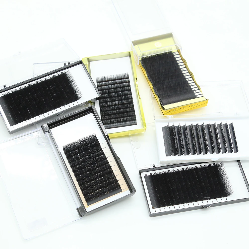 Professional Premium Cashmere Soft Individual Lashes Your Own Label Private Label Korean Pbt ...