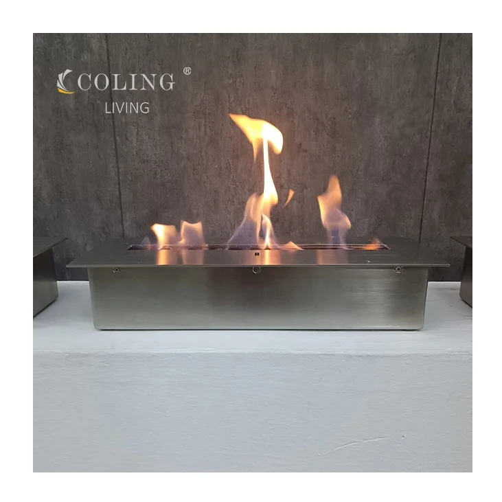 Built-In bio ethanol fireplace Burner Insert ethanol fires stove with ...