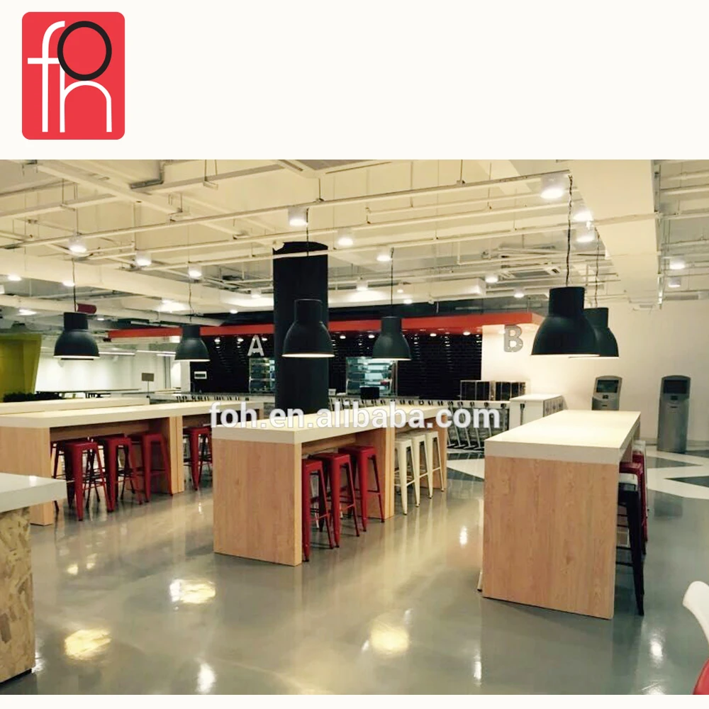 Modern Fast Food Restaurant Shopping Mall Customized Made Fried Chicken ...