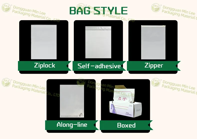 Eco Friendly Zipper Clothes Packaging - Reusable Bags