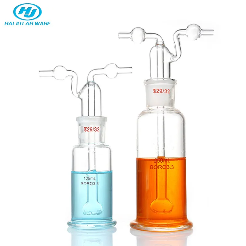 HAIJU LAB Glassware 250ml 500ml High Borosilicate Glass Porous Gas ...