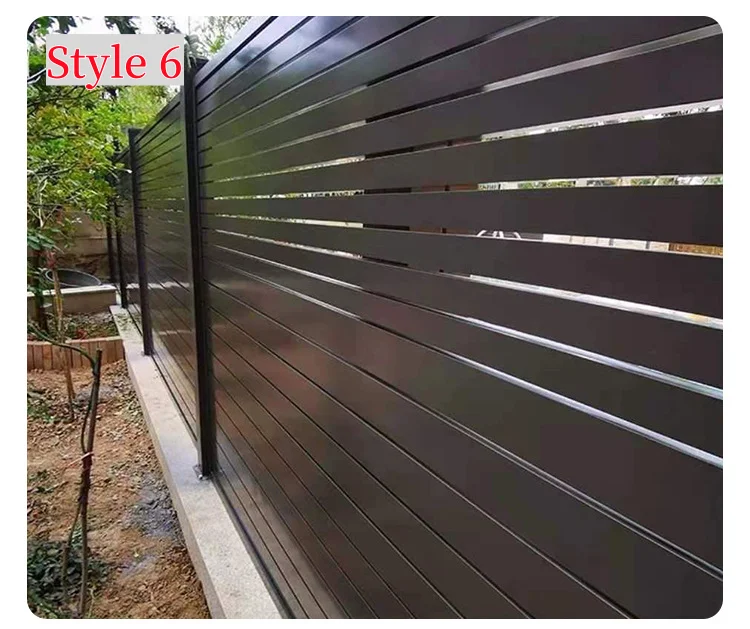 Villa Steel Guardrail Outdoor Louver Railing Roof Terrace Balcony New ...
