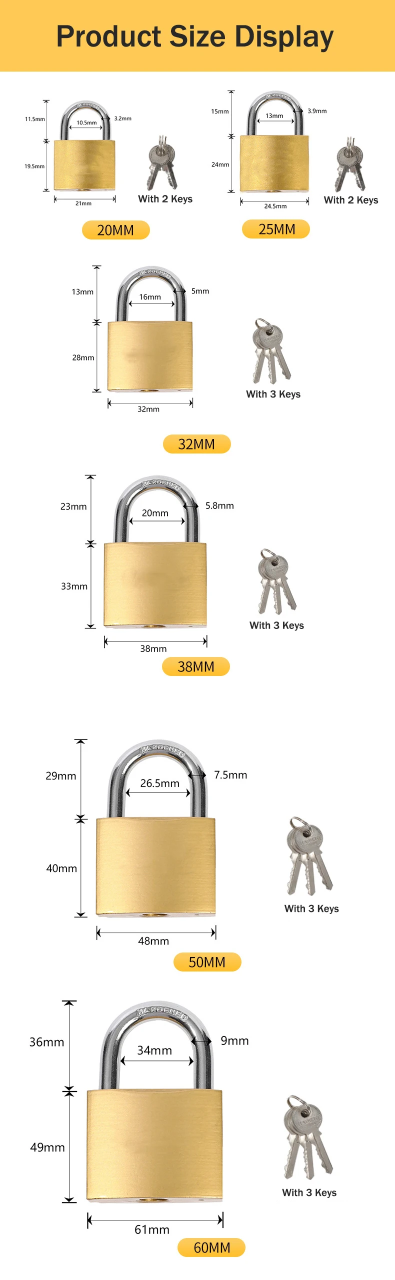 Wholesale Security Iron Brass Stainless Steel Door Lock Safety Snail ...