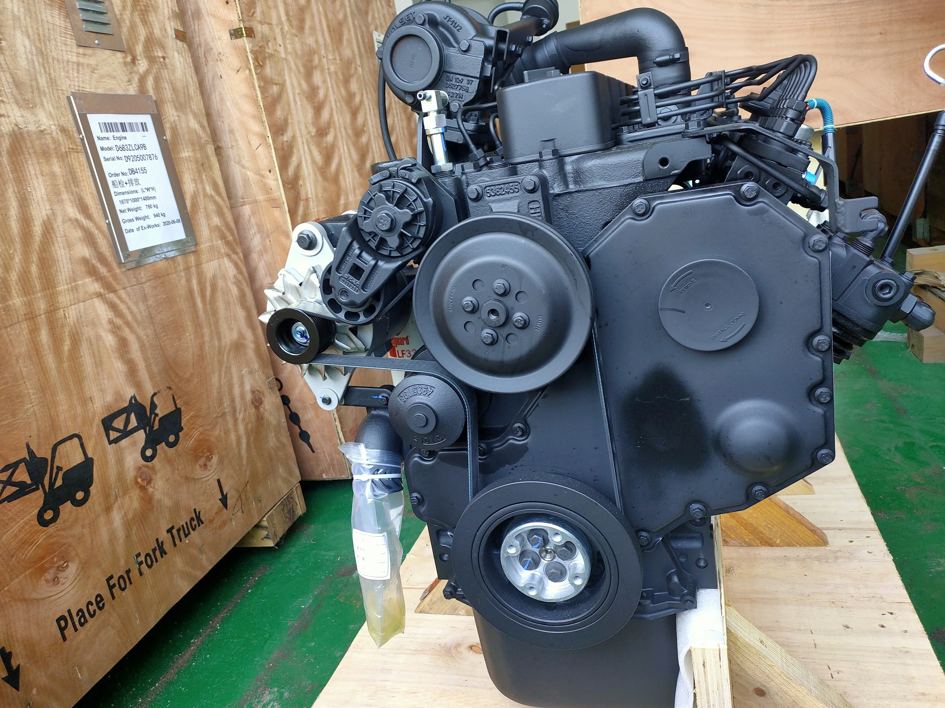 Original Cummin 215hp Diesel Engine 6c 6cta8.3 6cta8.3-c215 For ...