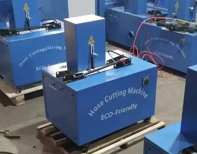 Layers Wire Hydraulic Flexible Rubber Hose Cutter Skiving Machine ...
