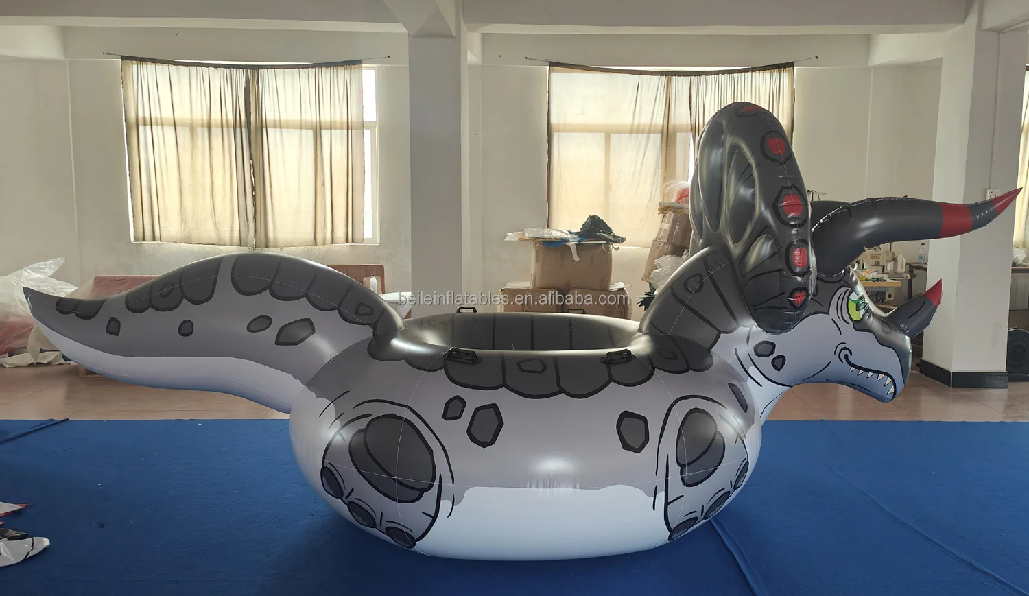 Beile Triceratops Inflatable - Durable and Fun for All