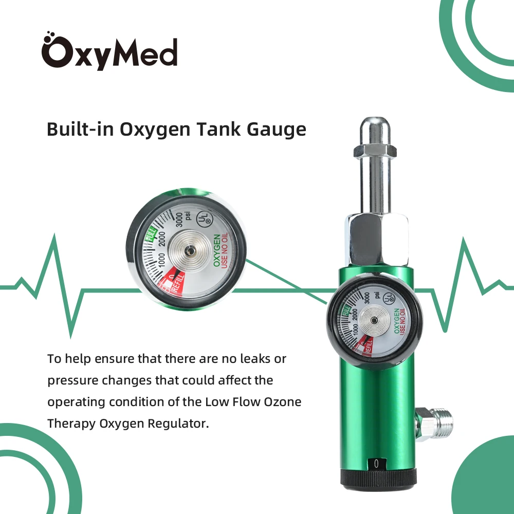 Portable Medical Oxygen Pressure Regulator Cga540 Valve Inhaler ...