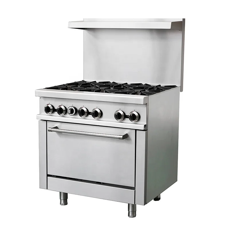 Factory Gas Stove Commercial Industrial Kitchen 6 Burner Energy Saving ...