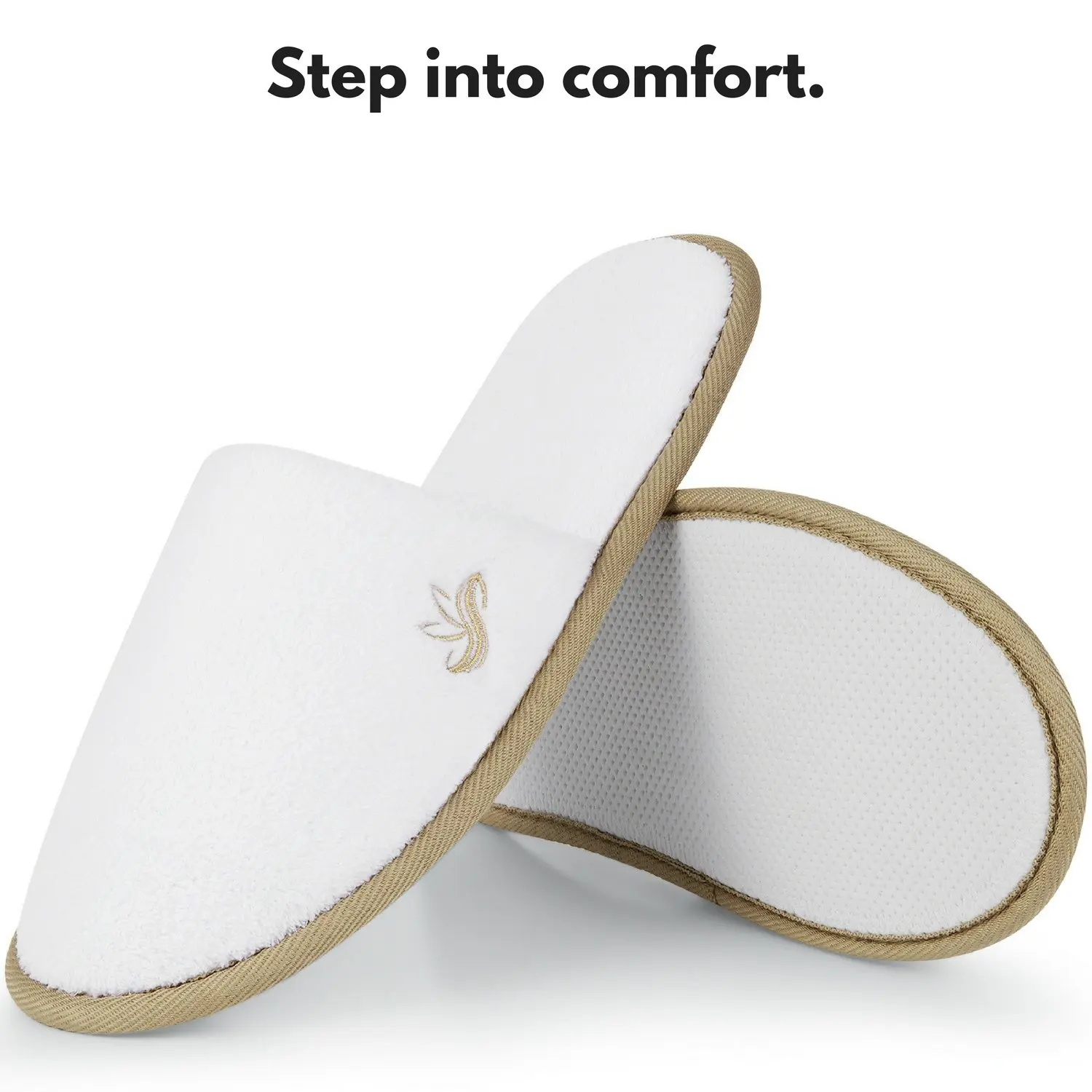 Custom Hotel Amenities Luxury Manufacturer Plain Nap Cloth Slipper ...