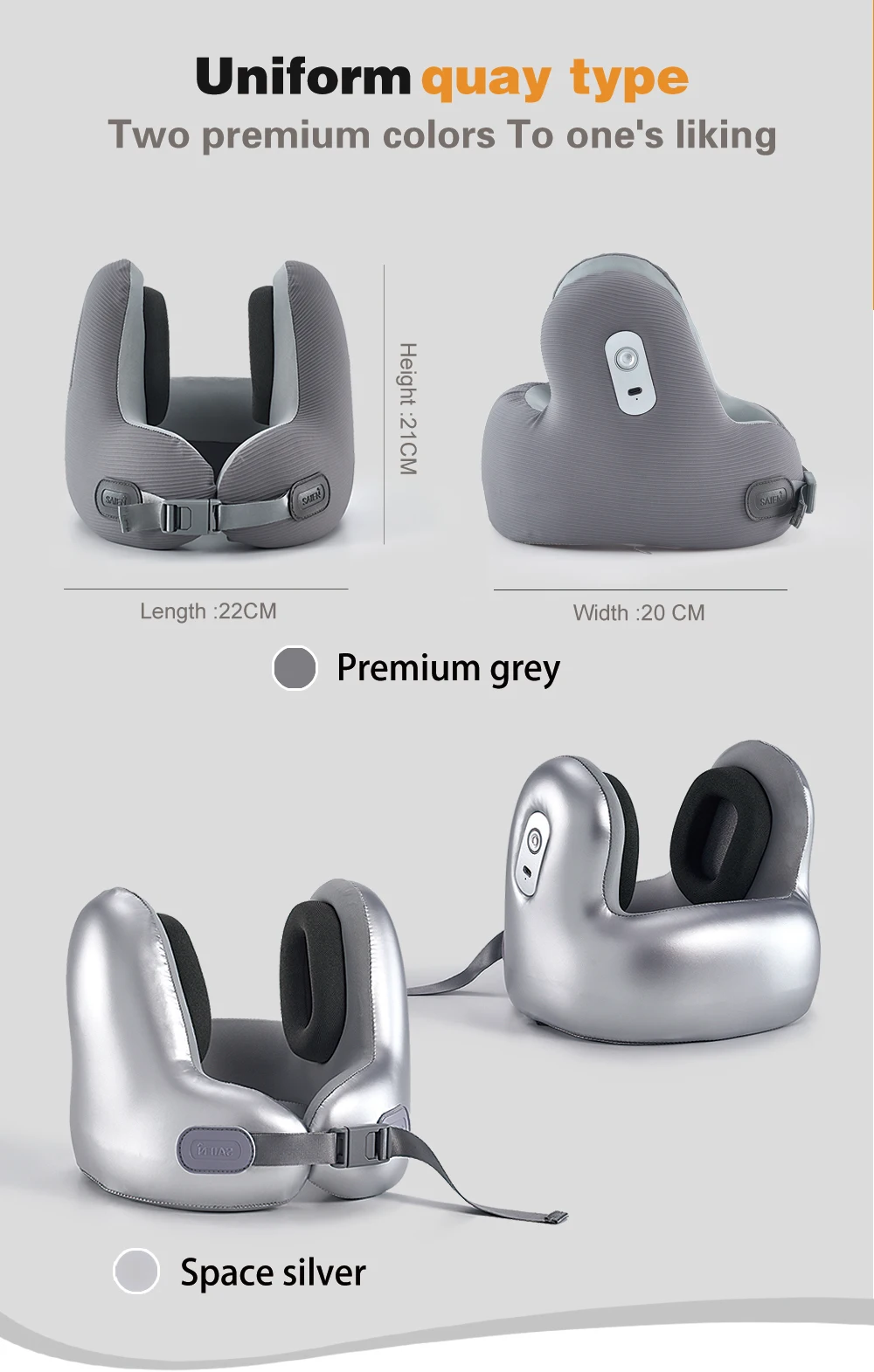 Hot Sell Concave Neck Pillow - Memory Foam with Bluetooth