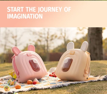 Trendy Unique Cute Eva Rabbit Design 3d Backpack Cartoon School Bags ...