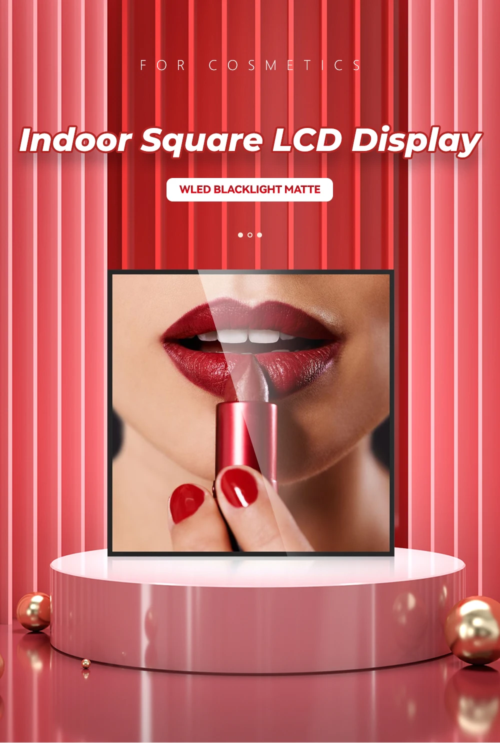 22 Inch High Definition Square Screen Indoor Lcd Advertising Monitor ...