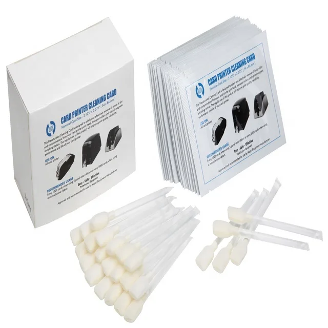 HP Printhead Cleaning Kit - IPA Swab & Cards for Zebra Printers - OEM