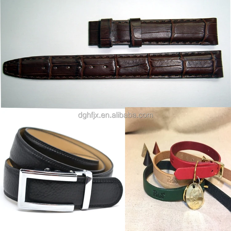 Horizontal Automatic Belt Edge Coloring Machine Leather Belt Dyeing ...