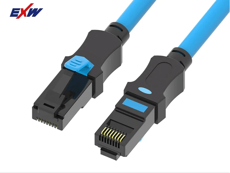 Factory OEM Dual Color Cat5E Cat6 Cat6A Cat7 Cat8 Ethernet UTP FTP SSTP ...