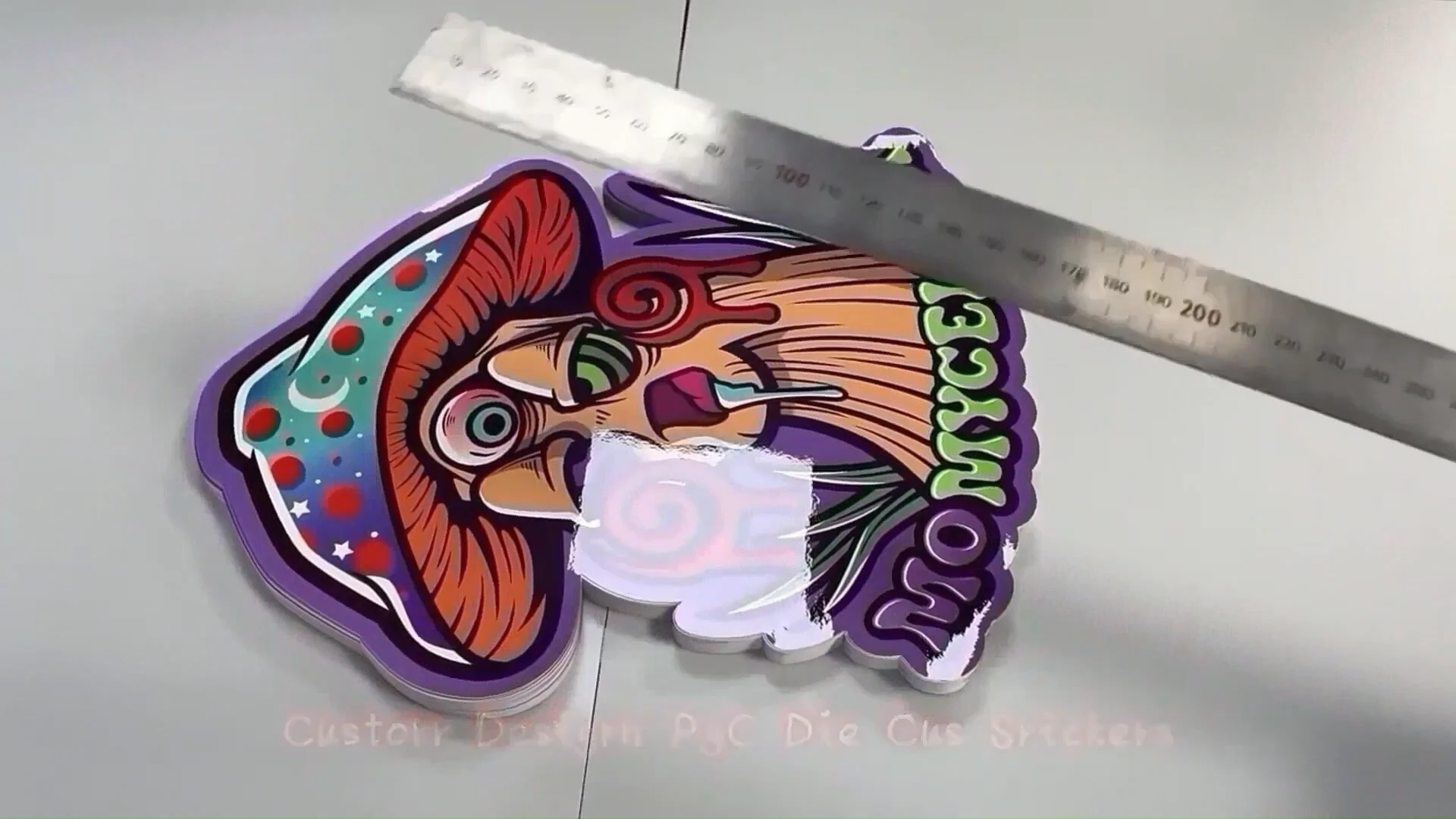 Custom 3d Metal Logo Sticker Suncatcher Glass Metal Sticker Sticker ...
