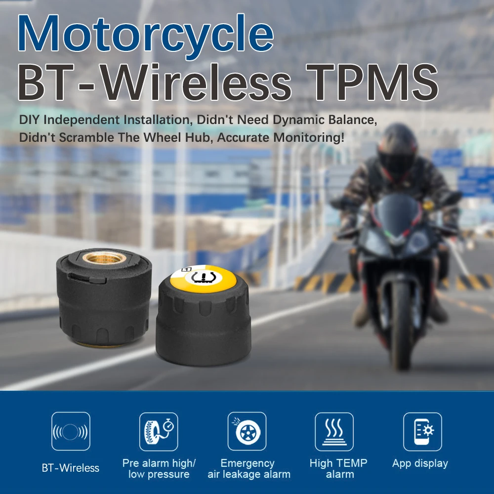 Universal Motorcycle TPMS Sensor - Precision & Reliability