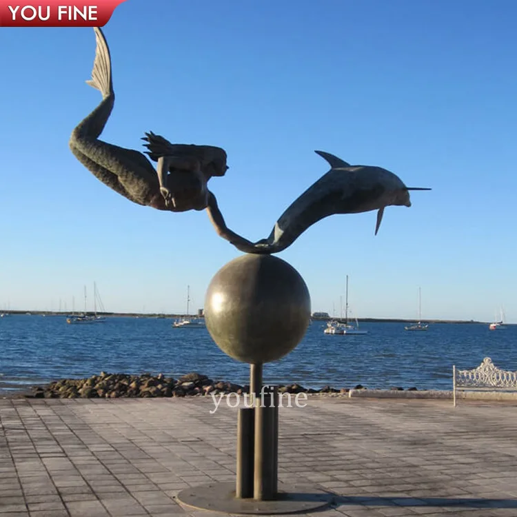 Alibaba.com: Bronze Mermaid Statue Fountain for Outdoor Garden, Park ...
