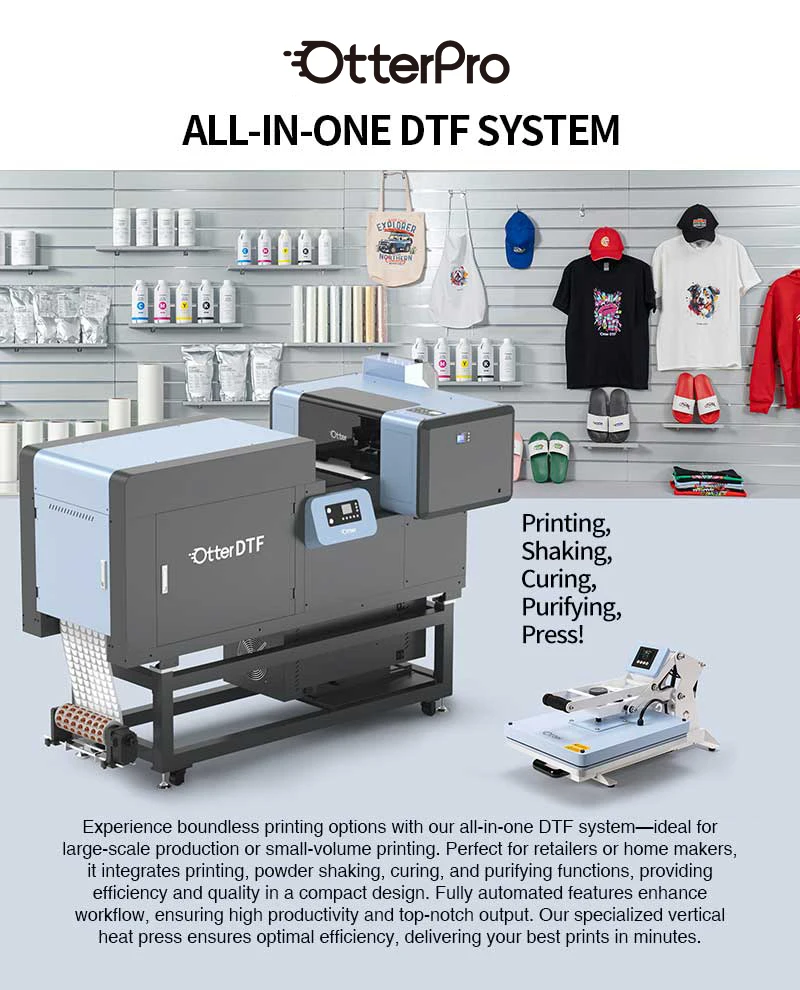 Otterpro All-in-One DTF Printer - Easy to Operate & Efficient