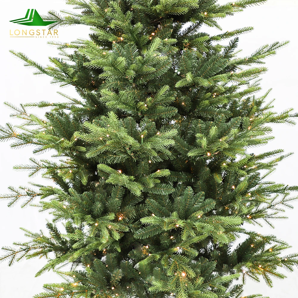 Luxurious Prelit Christmas Tree Pe Pvc For Grand Holiday Decor Outdoor ...