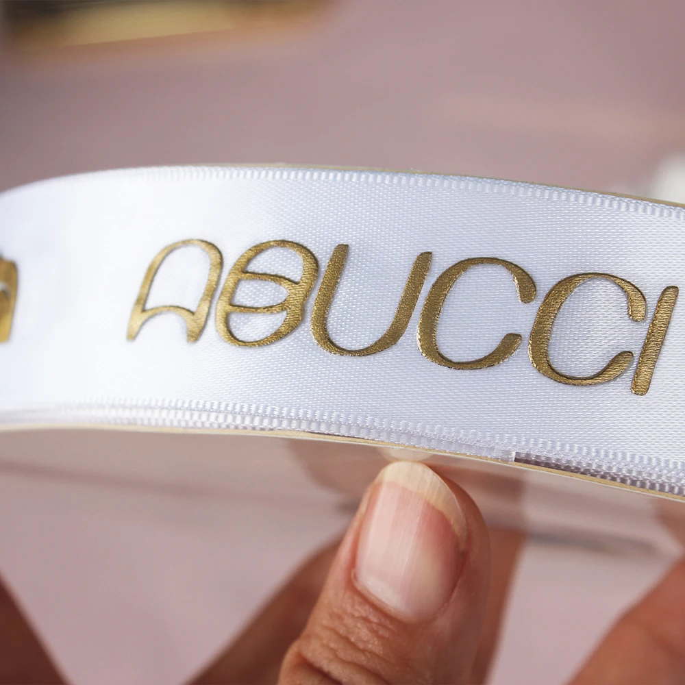 Factory Wholesale Gift Ribbon Personalized Printing Logo 1inch Ribbon ...
