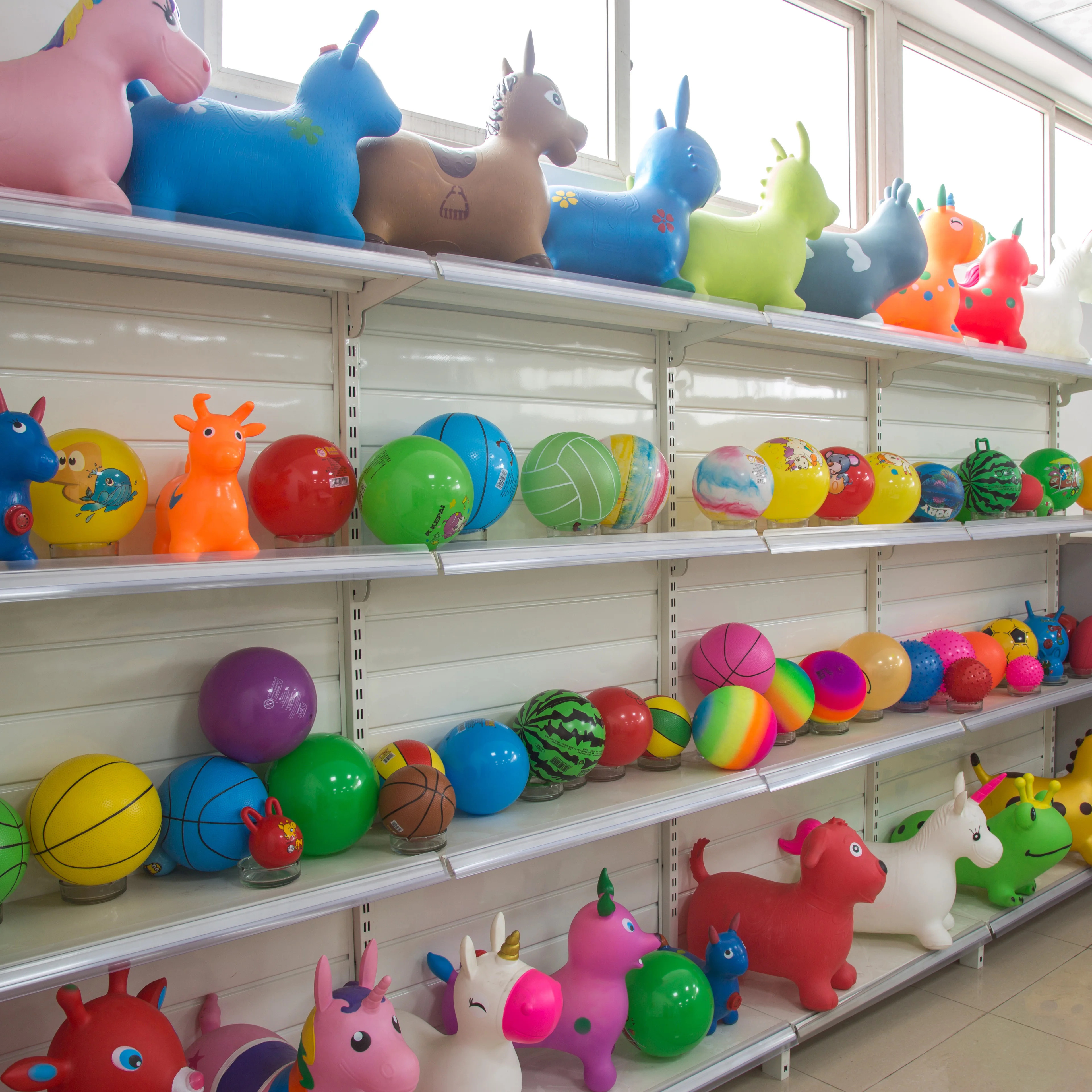 Plastic Jumping Rabbit Kids Toy Jumping Animals Inflatable Toys Jumping ...