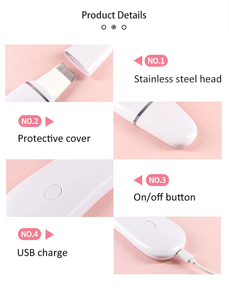 Ultrasonic Skin Scrubber - Deep Cleansing & Exfoliation