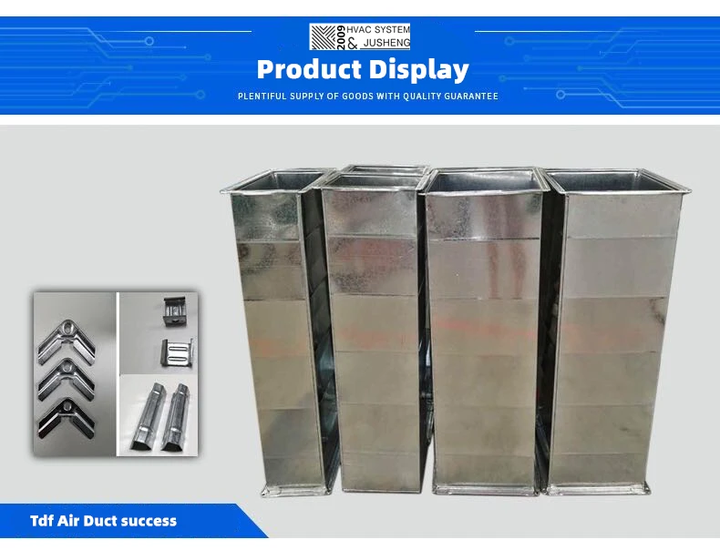 Air Conditioning TDC Duct Corner for Rectangular Duct System