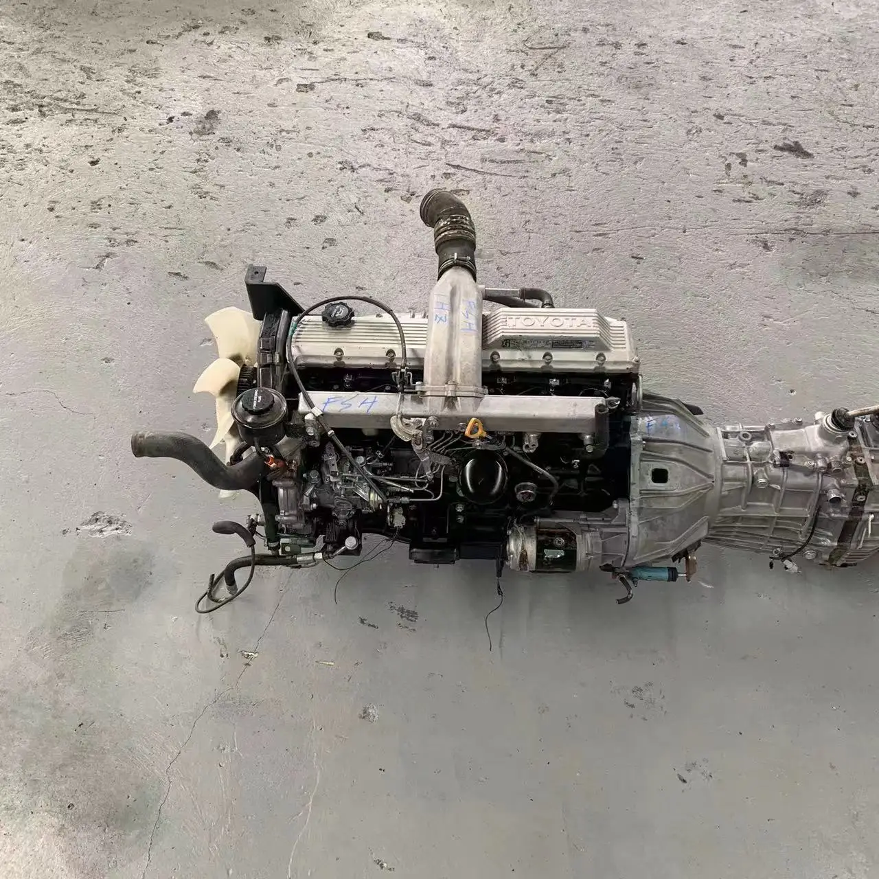 1HZ Used diesel Engine for Toyota Land Cruiser 4 Cylinders Engine ...