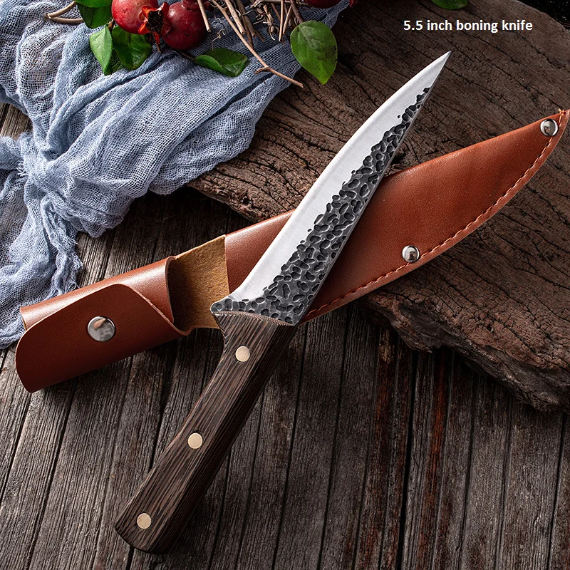 Sharp High Carbon Steel Butcher Knives - Durable & Efficient