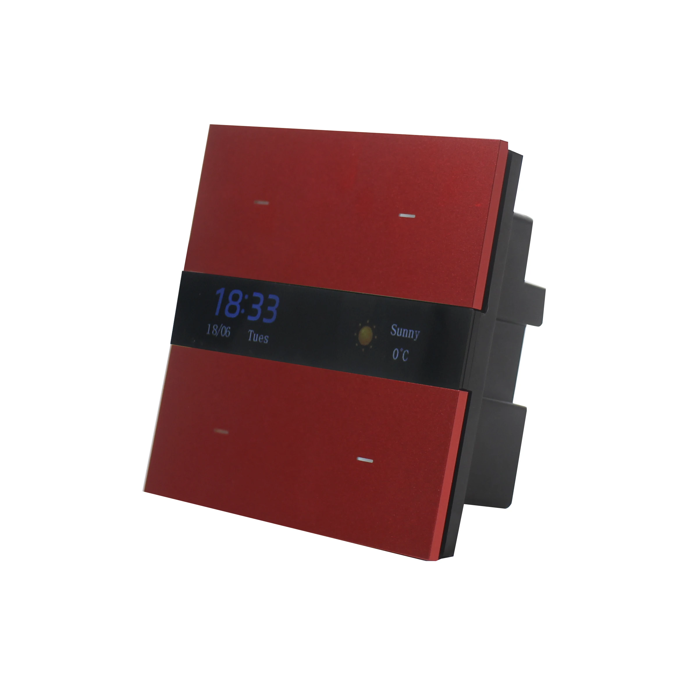 4-Channel Smart Control Panel with 0.99 Inch LED Display Tuya App ...