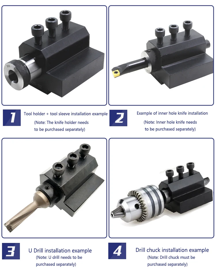 Lathe Fast Drilling U Drill Variable Diameter Sleeve Auxiliary Tool ...