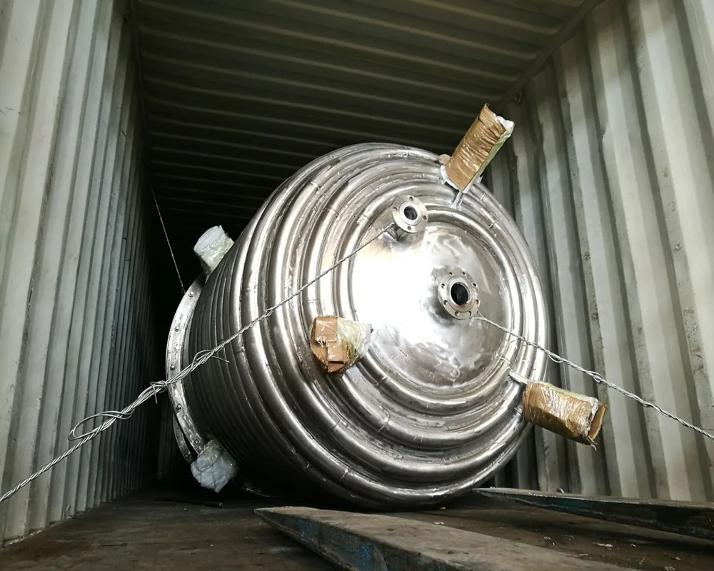 5000l External Limpet Coil Chemical Reactor Tank Stainless Steel ...
