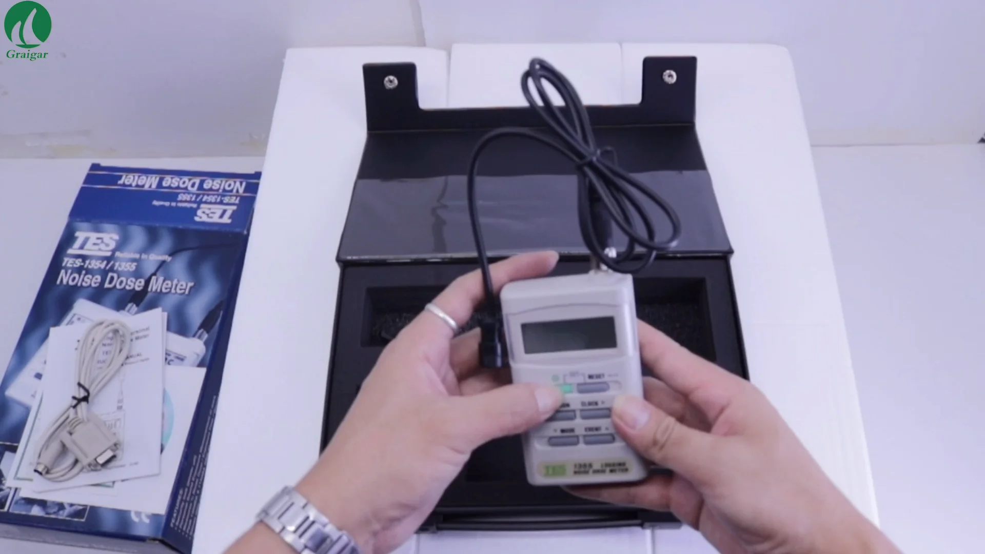 Tes1355 Digital Sound Level Meter Noise Meter Dosimeter 70-140dba Tes ...