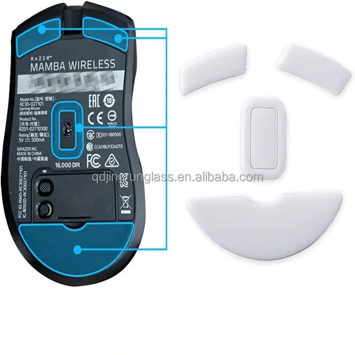 100% PTFE Mouse Feet for Logitech GPW GPX G-Pro Wireless