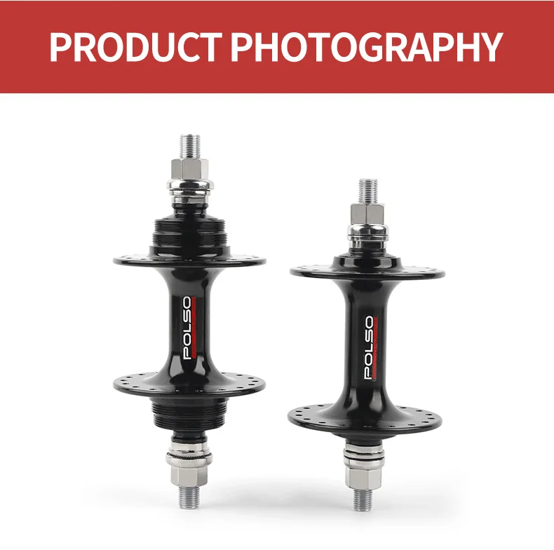 POLSO FH001 Fixed Gear Bike Hub 700C 20 Holes, Aluminum Single Speed ...