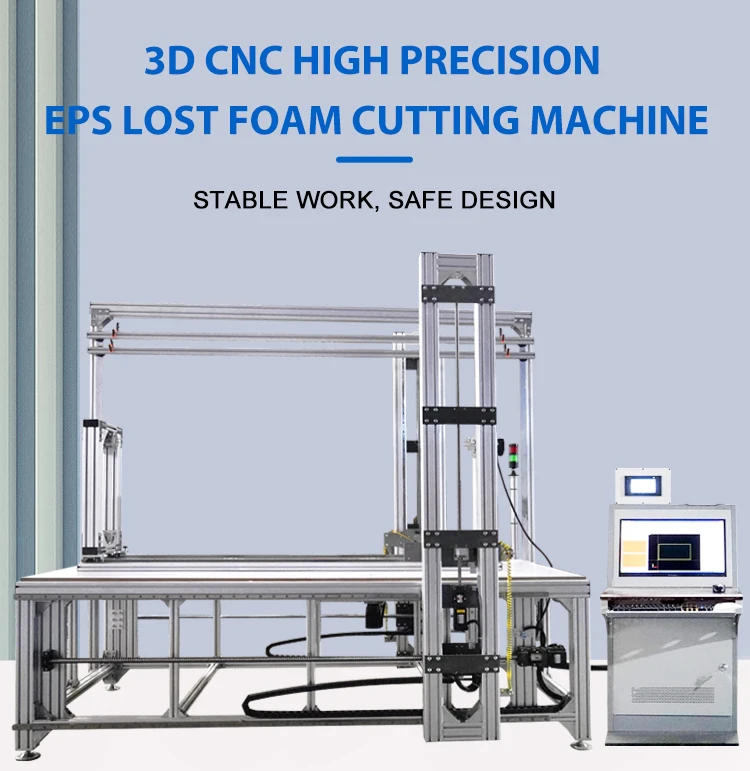 4-axis 3D CNC EPS Foam Cutting Machine - Precision & Speed
