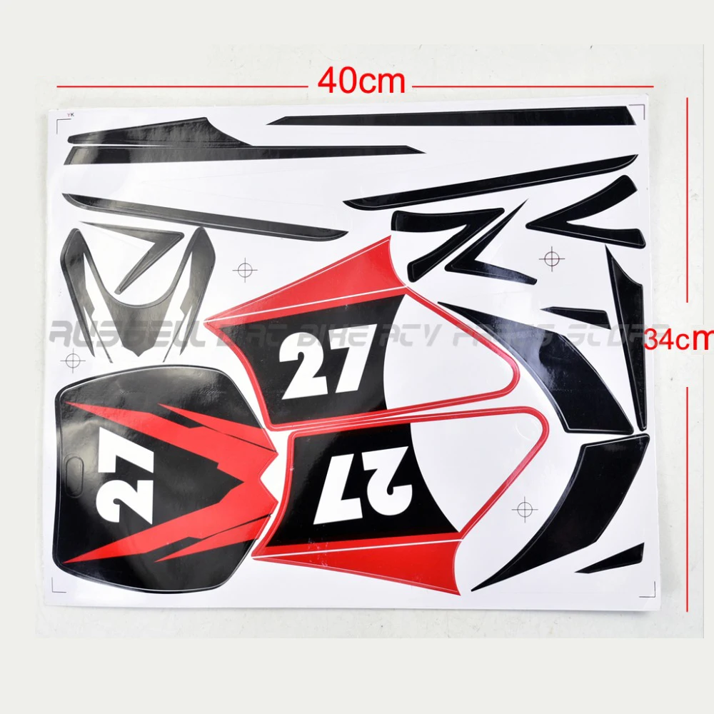 Mini bike stickers store