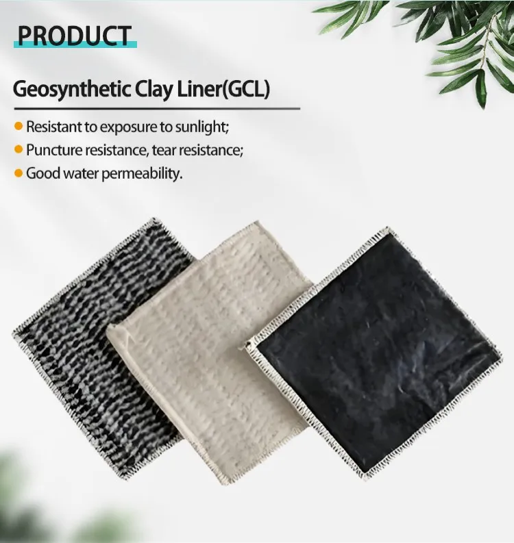 GCL Bentonite Geotextile Mat Waterproof Geosynthetic Clay Liner Blanket ...