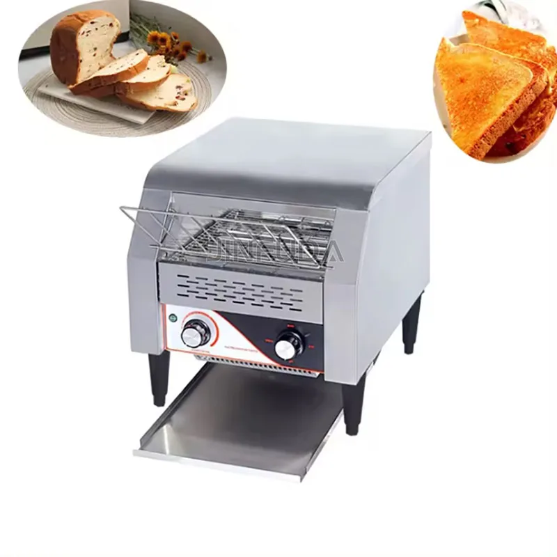 110v/220v Commercial Countertop Automatic Conveyor Toaster Burger Toast ...