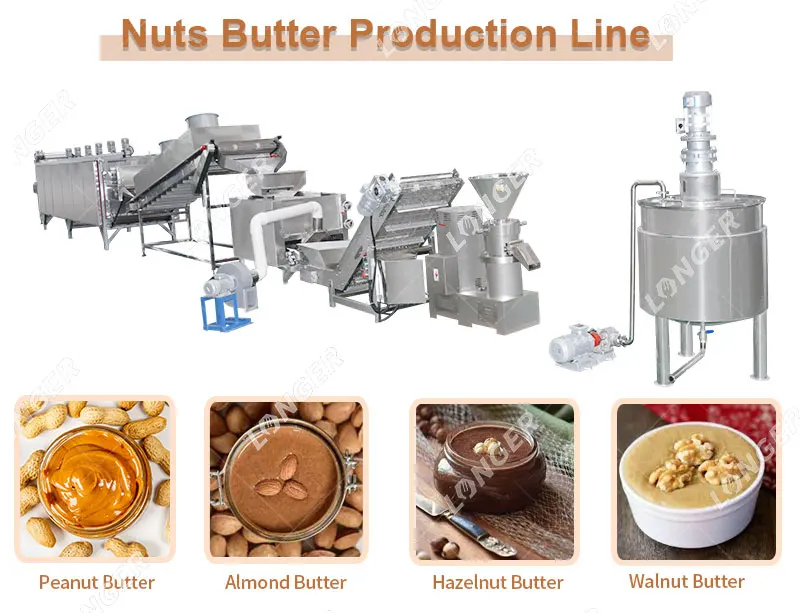 Automatic Peanut Paste Making Processing Line - LFM